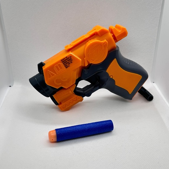 Nerf | Toys | Nerf Micro Shots Orangegray Hasbro One Shot Dart Gun 26 ...